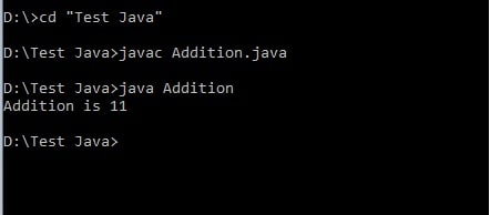 Simple java program to add two numbers - Ebhor.com